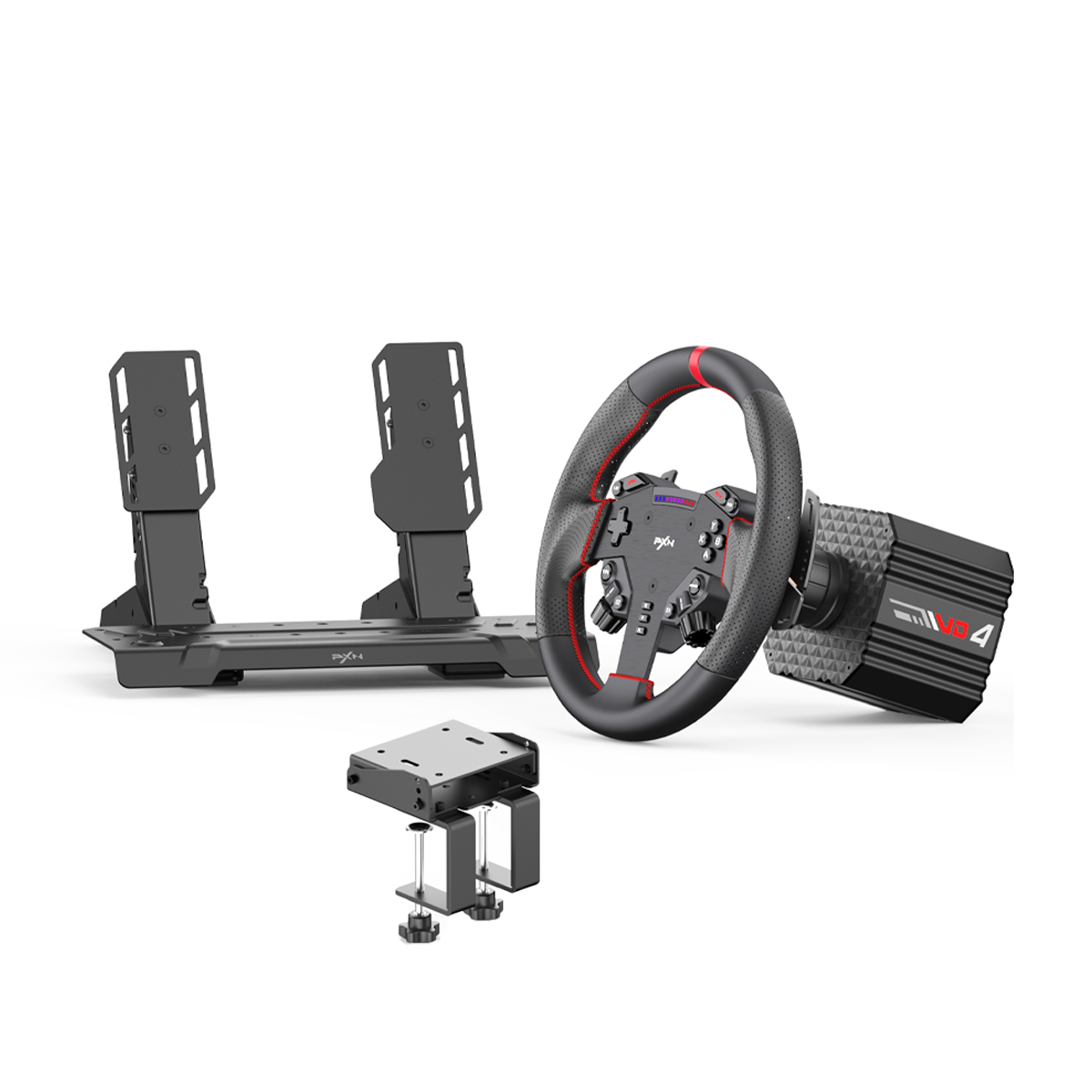 Kit Simulador de Corrida PXN VD4 Torque 4Nm Para PC + Volante W AS Qui ...