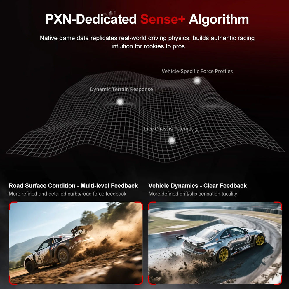 Kit Simulador de Corrida Gamer PXN VD6 Base Torque 6Nm + Volante W DS ...