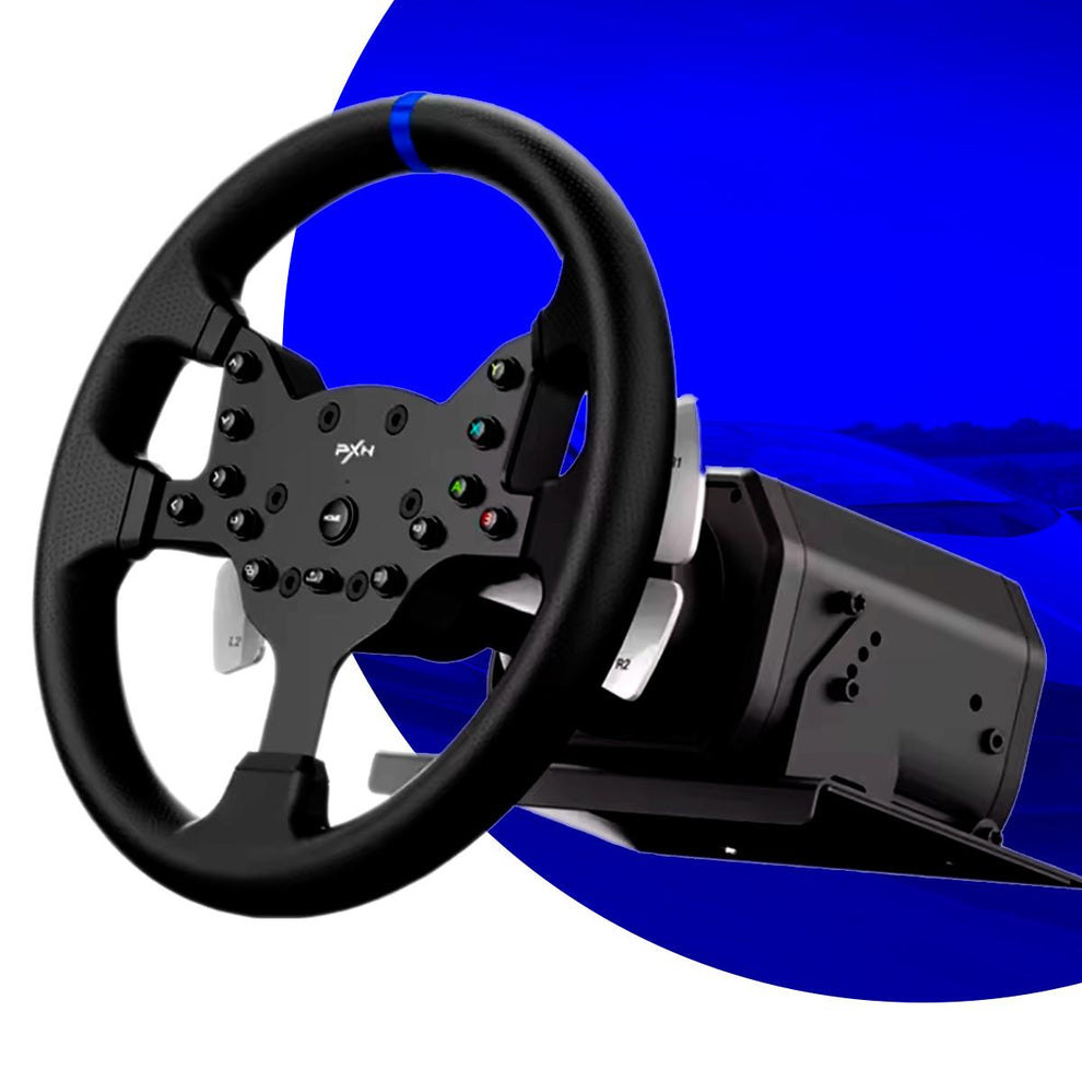 Volante Gamer V99 Controle Driving Direção Force Feedback - PXN-V99 ...